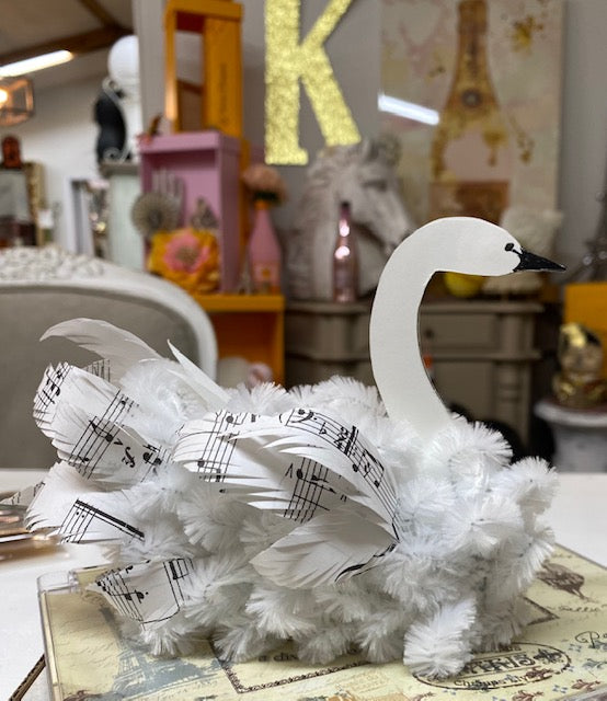 Lady Chenille Swan from the Create & Catch-Up Collection – K.MARIE Lady Chenille Swan from the Create & Catch-Up Collection – K.MARIE